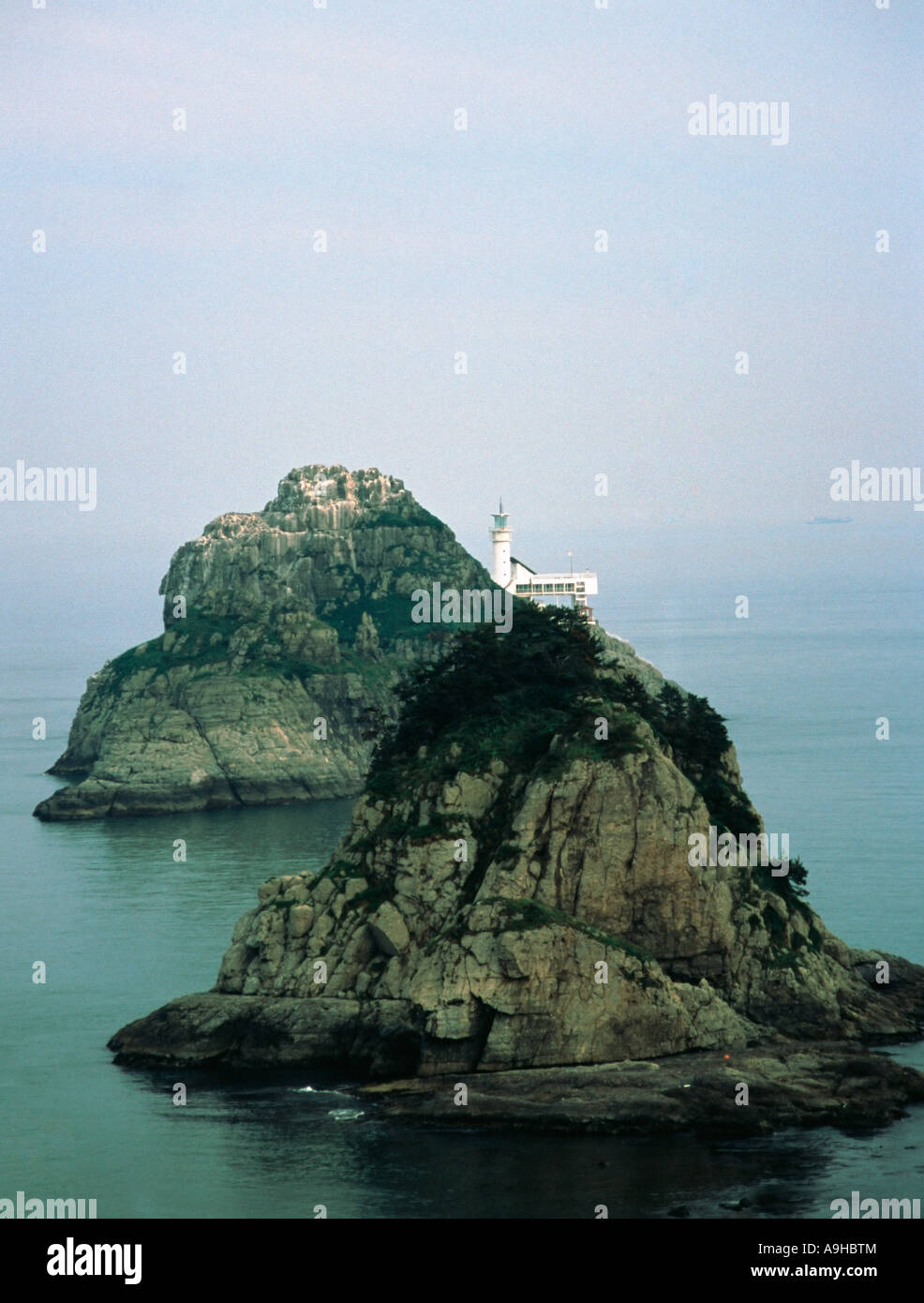 Oryukdo Islets with Lighthouse in Busan, South Korea Stock Photo - Alamy