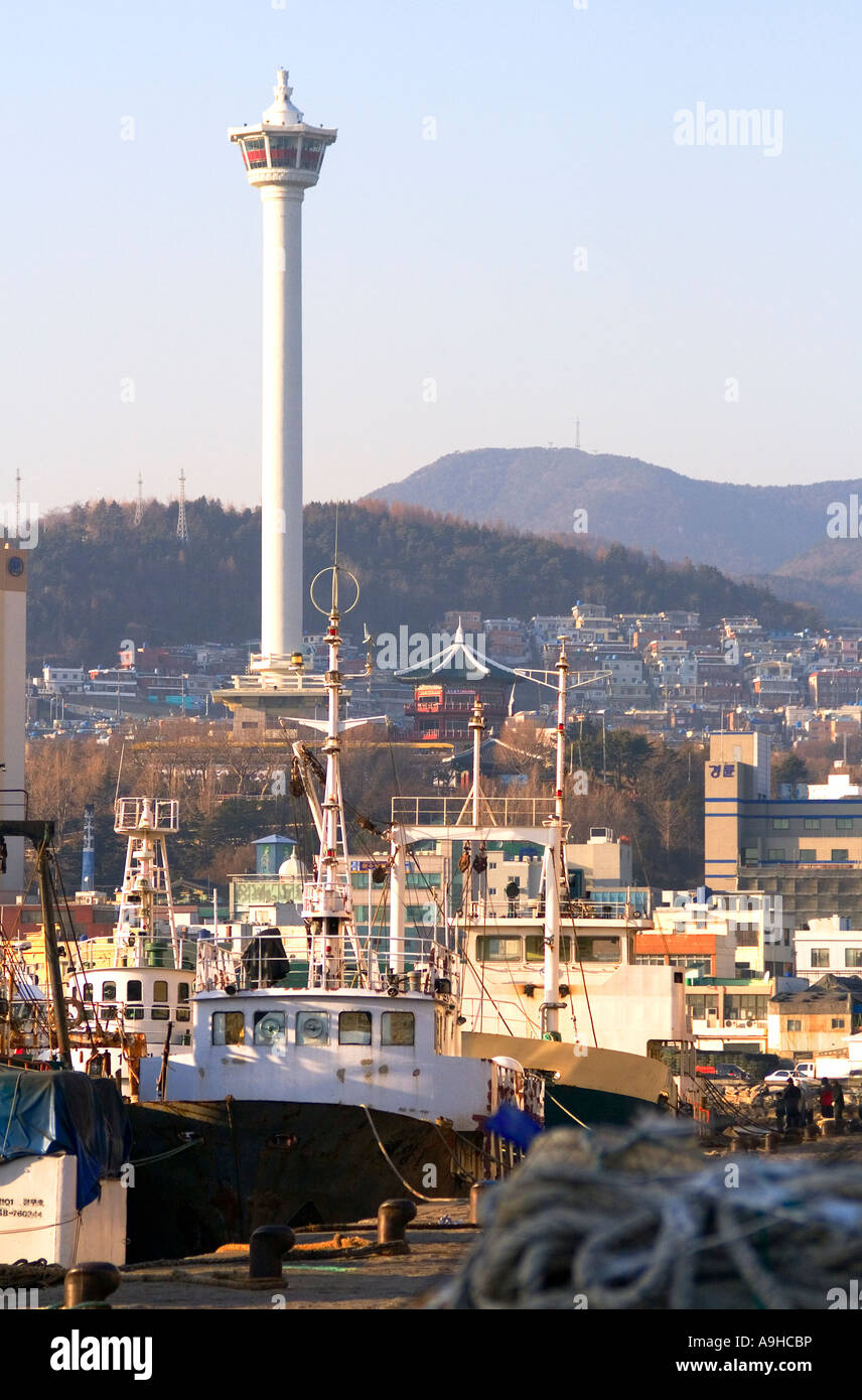 The Busan Tower in Busan, South Korea Stock Photo - Alamy