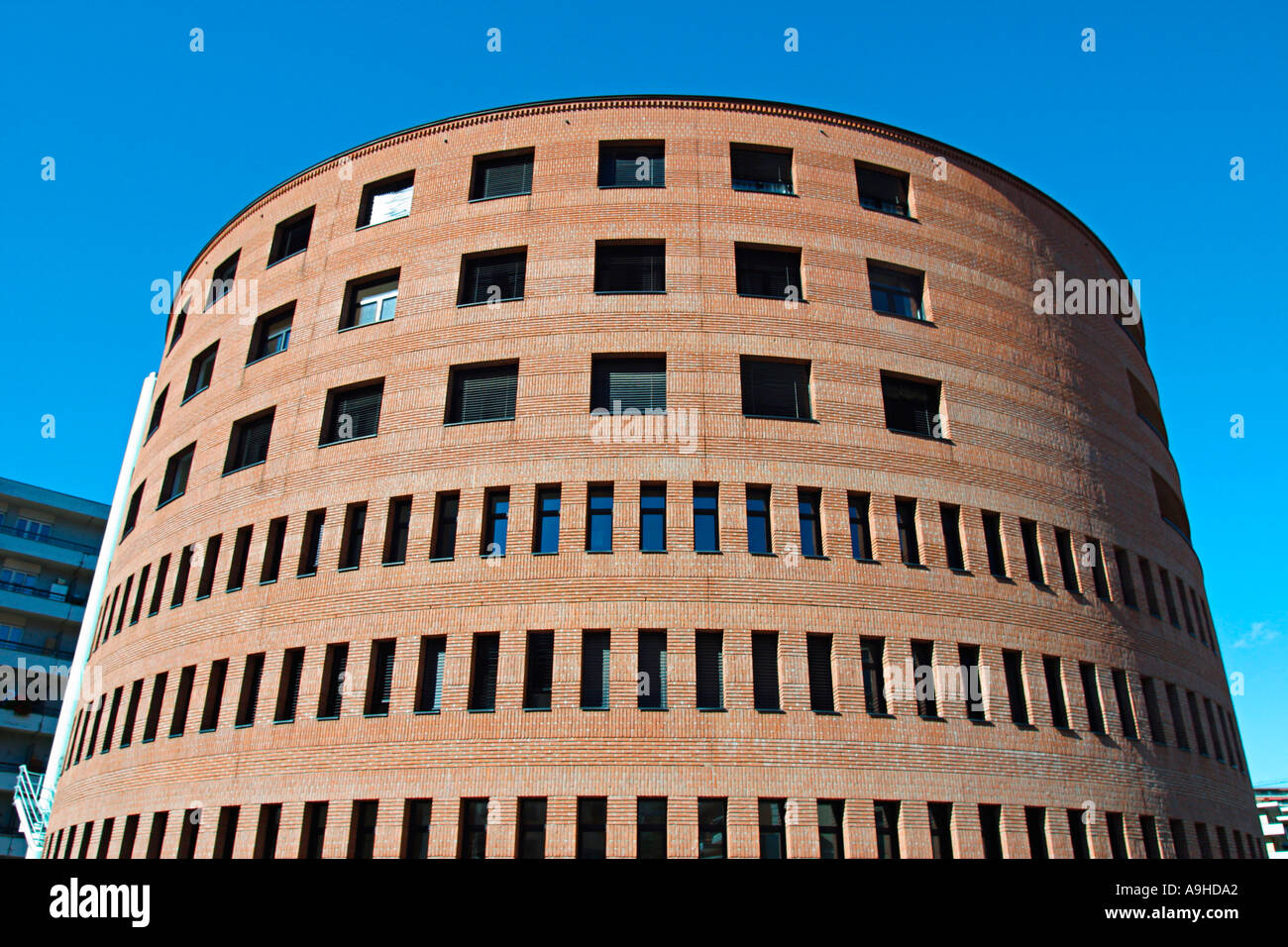 Lugano Paradiso Mario Botta Modern architecture 1986 1992 Stock Photo ...