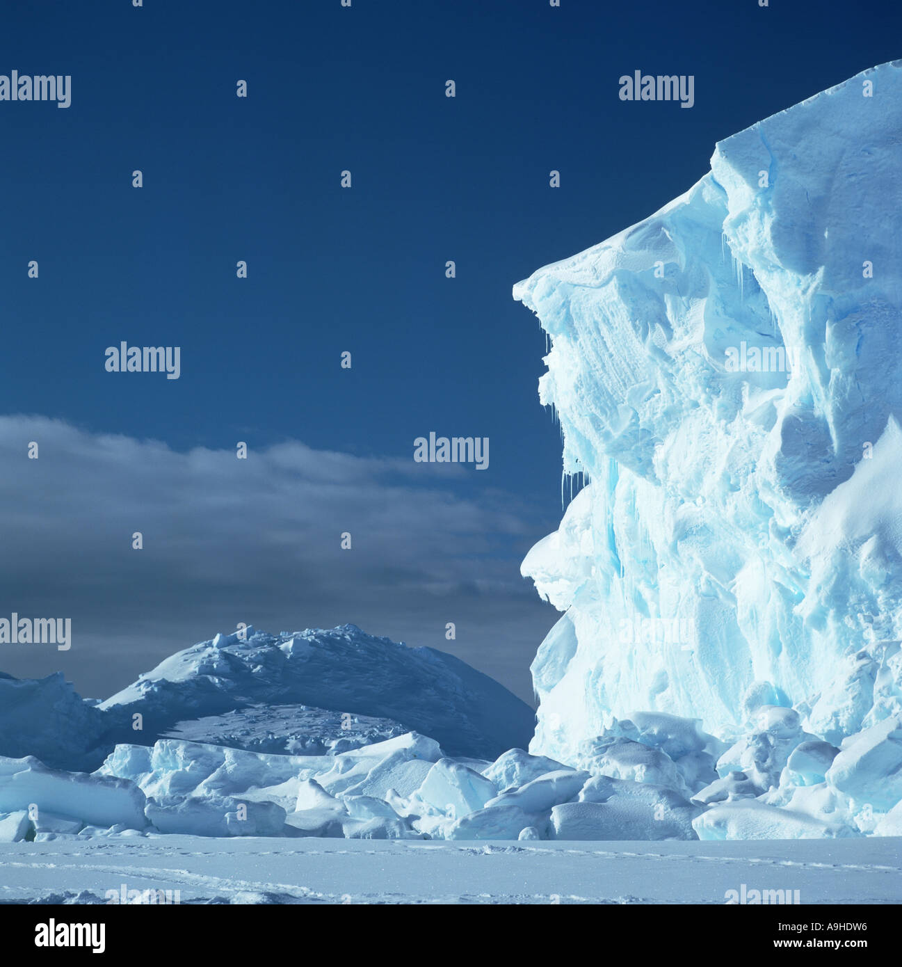 Antarctica, ice, iceberg and fast-ice, Antarctica Stock Photo - Alamy