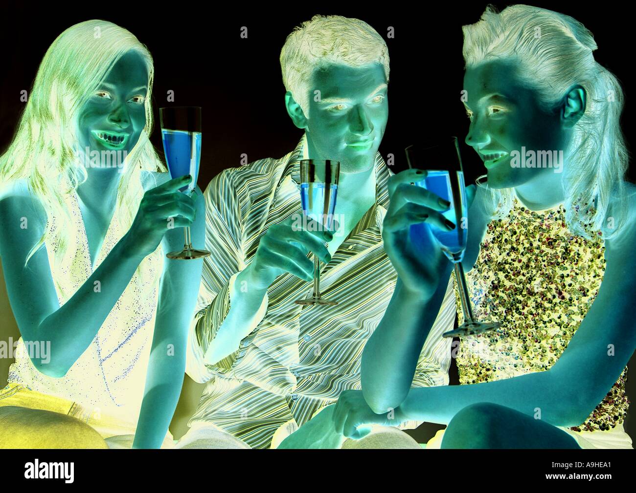 Young women drinking wine models hi-res stock photography and images ...