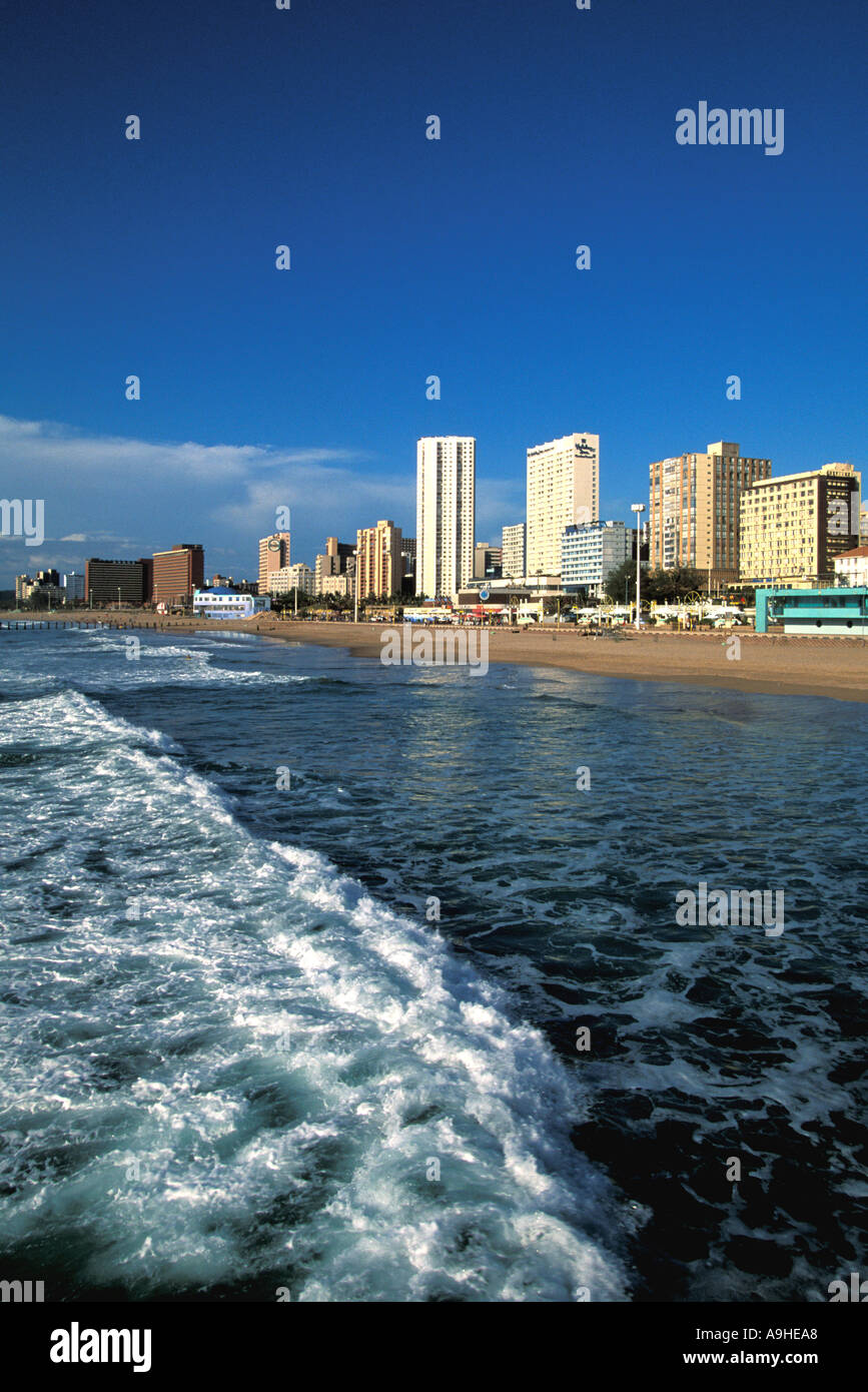 South Africa Durban Beach at The Golden Mile Stock Photo - Alamy