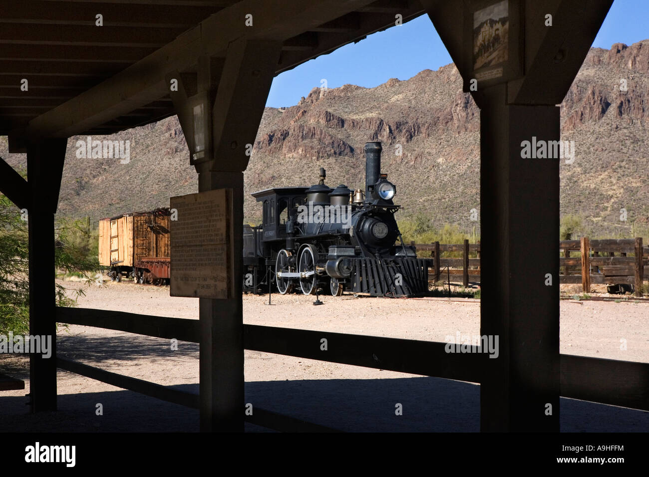 Western Train Station Stock Photo - Alamy