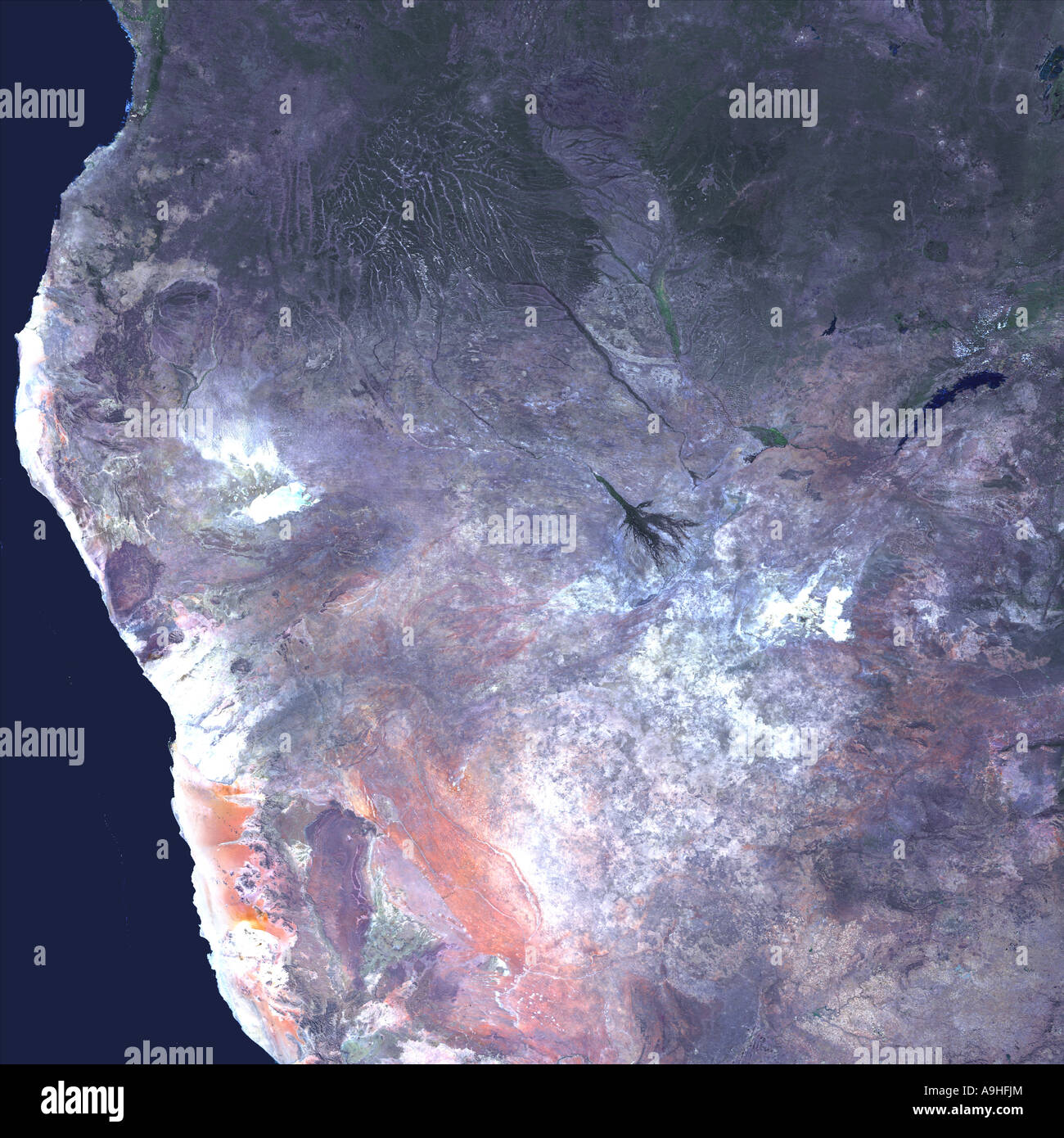 Earth from space satellite africa hi-res stock photography and images ...