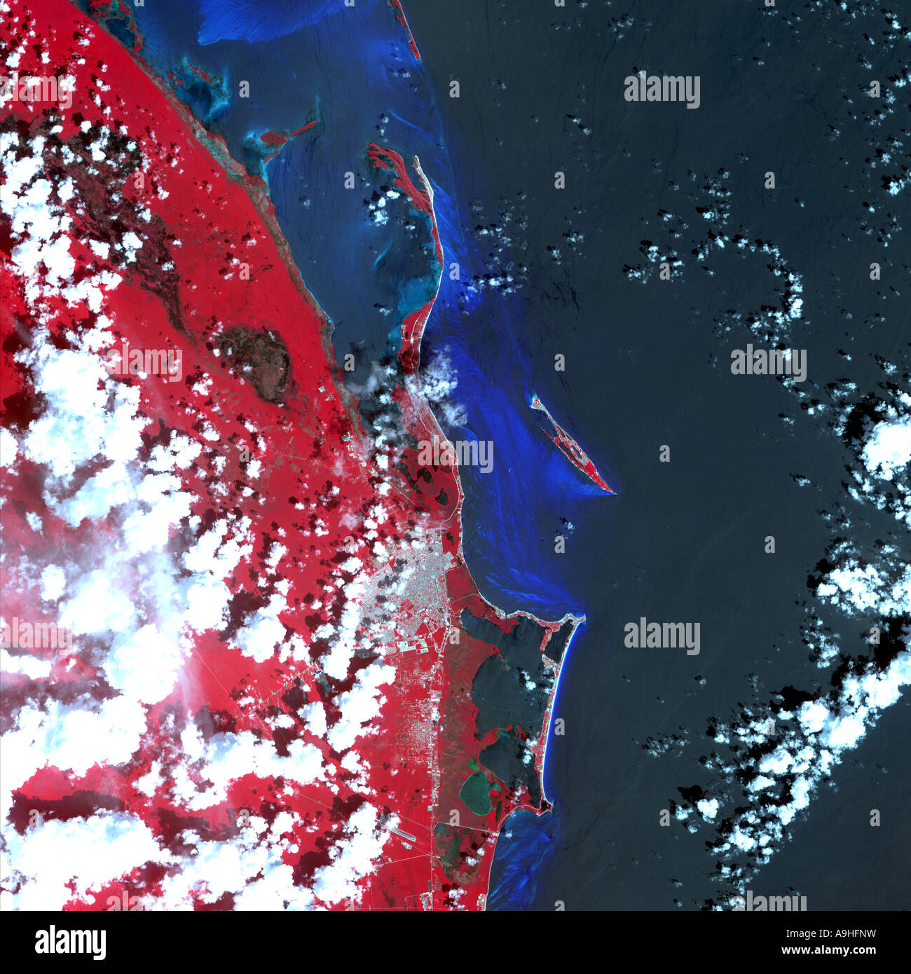 Mexico from space in hi-res stock photography and images - Alamy