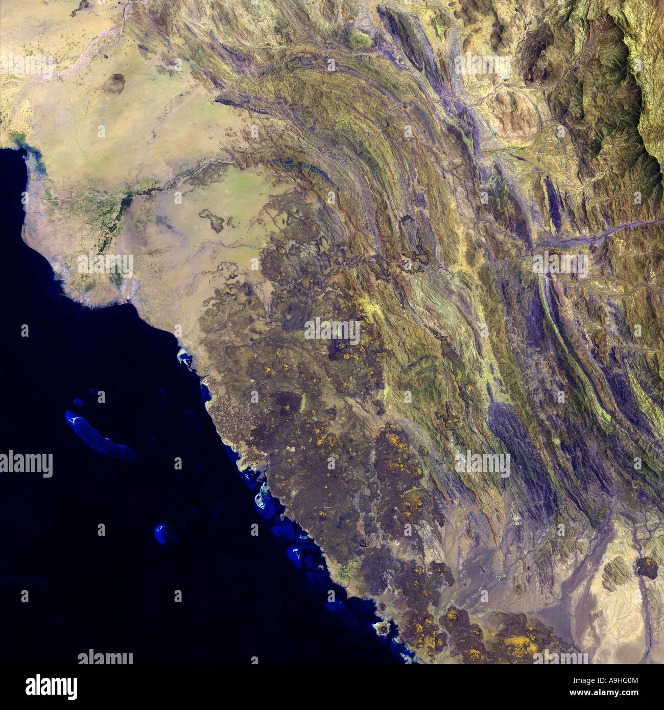 Saudi arabia from space hi-res stock photography and images - Alamy