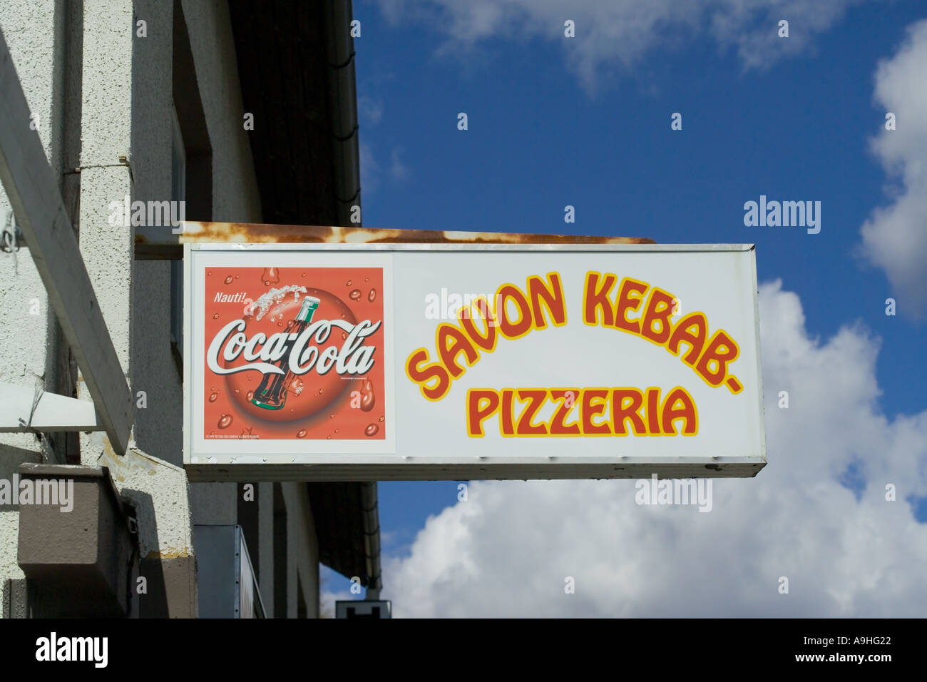 fast food sign Stock Photo - Alamy