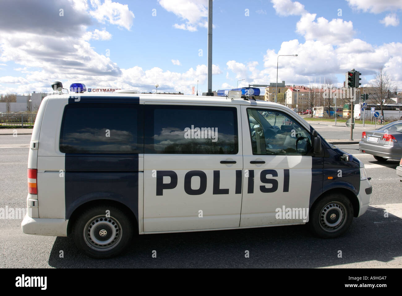 Finnish police car hi-res stock photography and images - Alamy