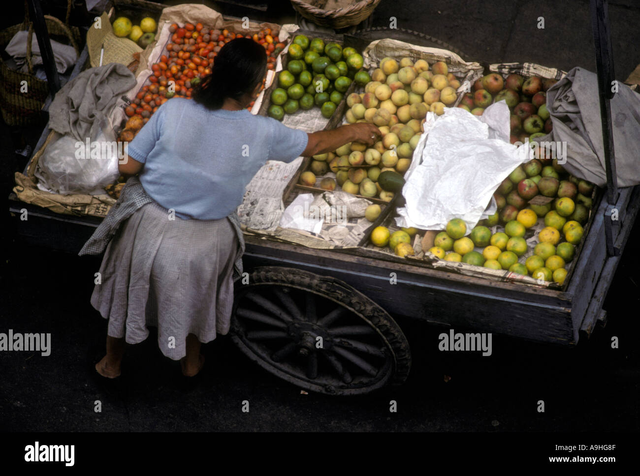 Fruit stall in Lima Peru Stock Photo - Alamy
