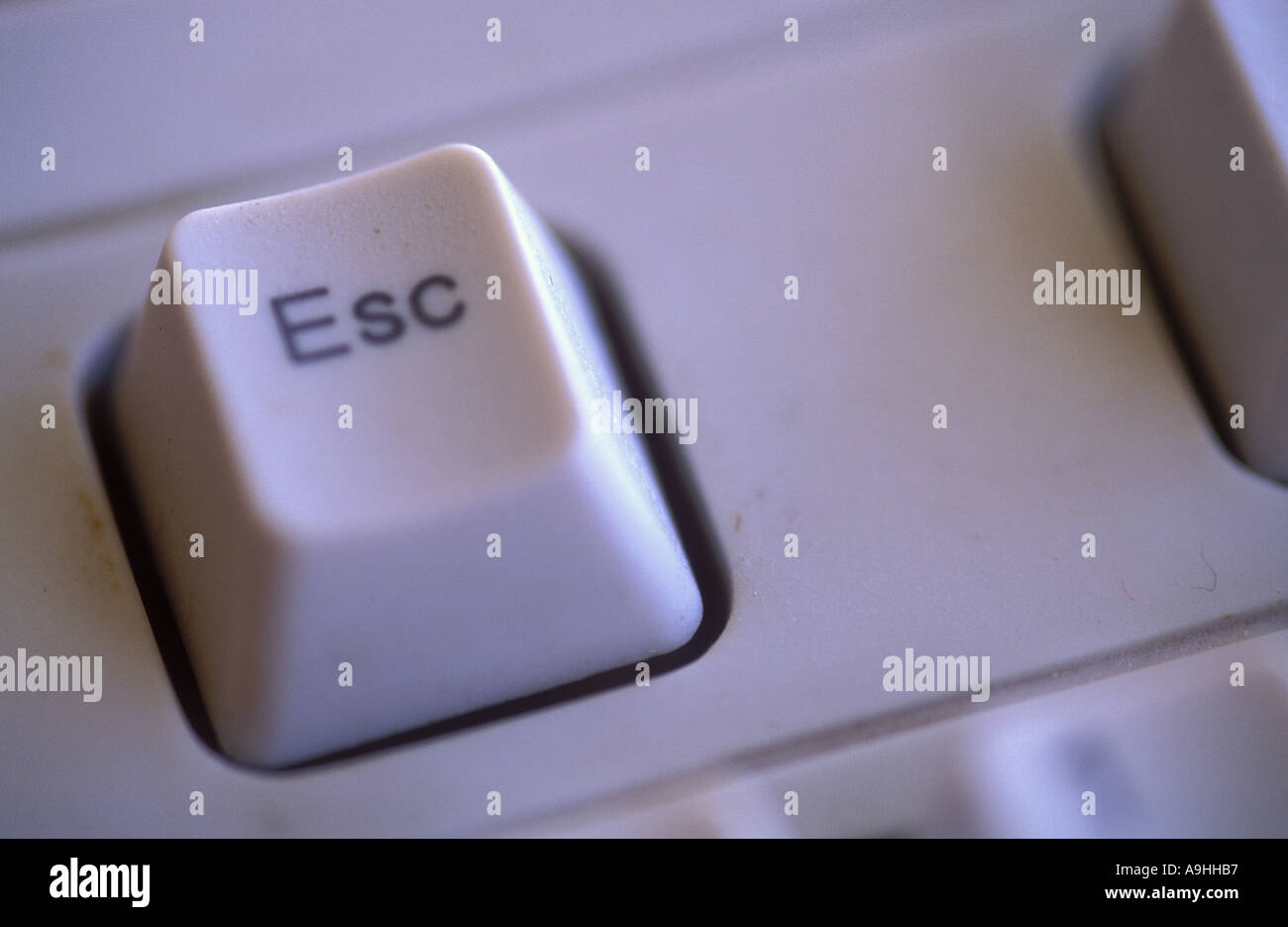 Escape Button on Keypad Stock Photo - Alamy