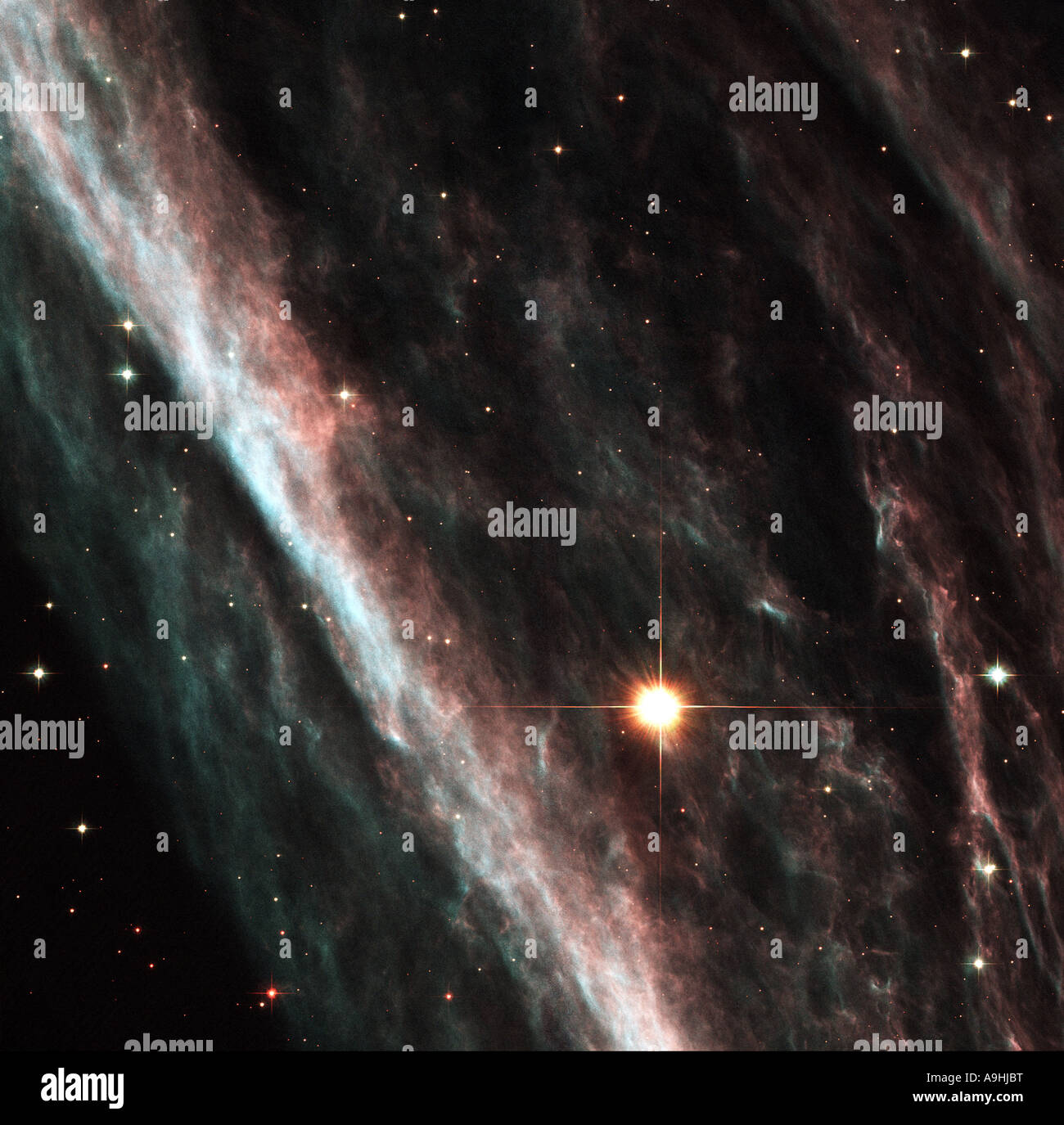 The Pencil Nebula Remnants of an Exploded Star NGC 2736 from the Hubble ...