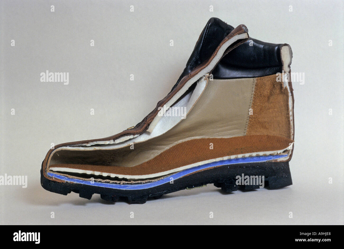 Leather boot cutaway hi-res stock photography and images - Alamy