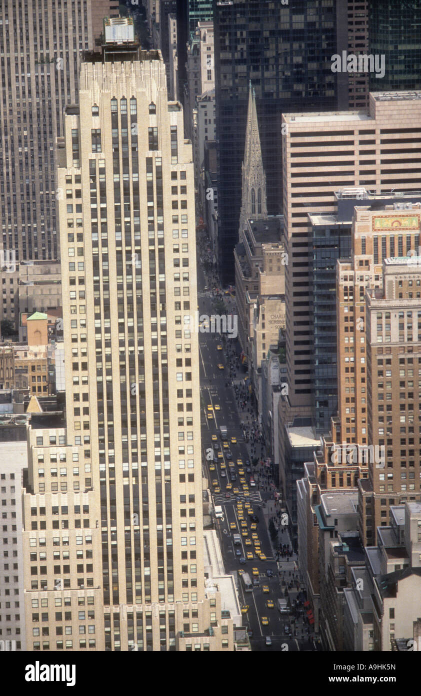 Ariel View Of Manhattan Stock Photo - Alamy