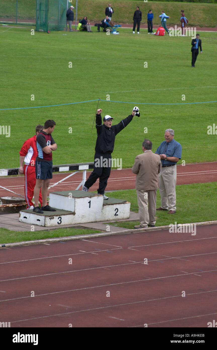 Winning and celebrating the silver medal hi-res stock photography and ...