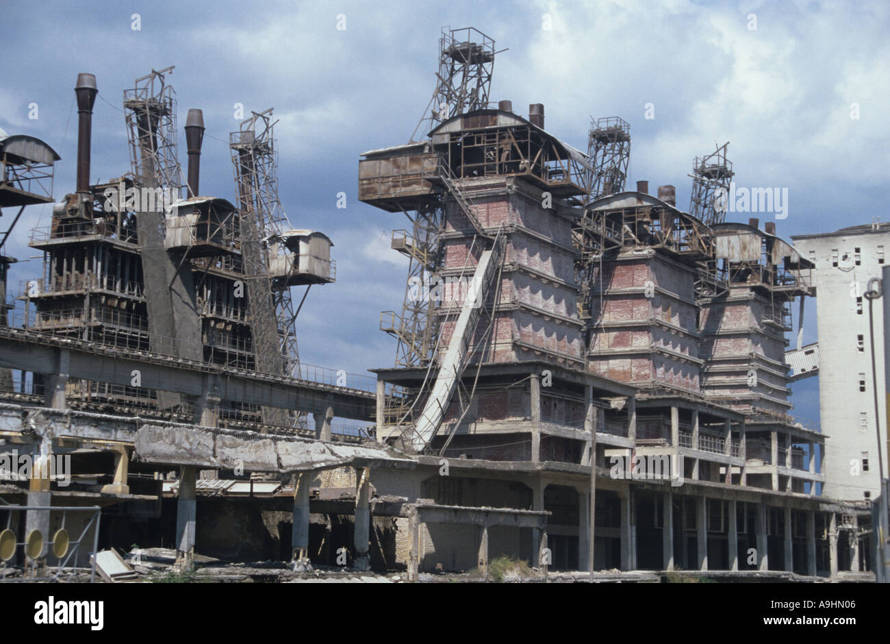 Derelict Factory Turda Romania Stock Photo - Alamy