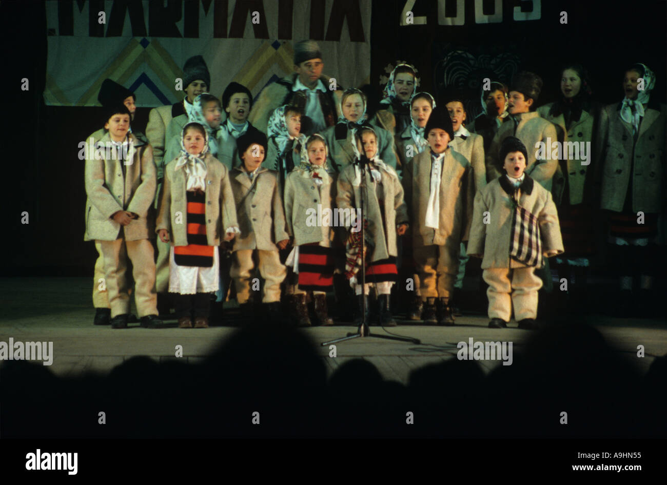A Group Perform at the traditional Winter Customs Festival in Sighet ...