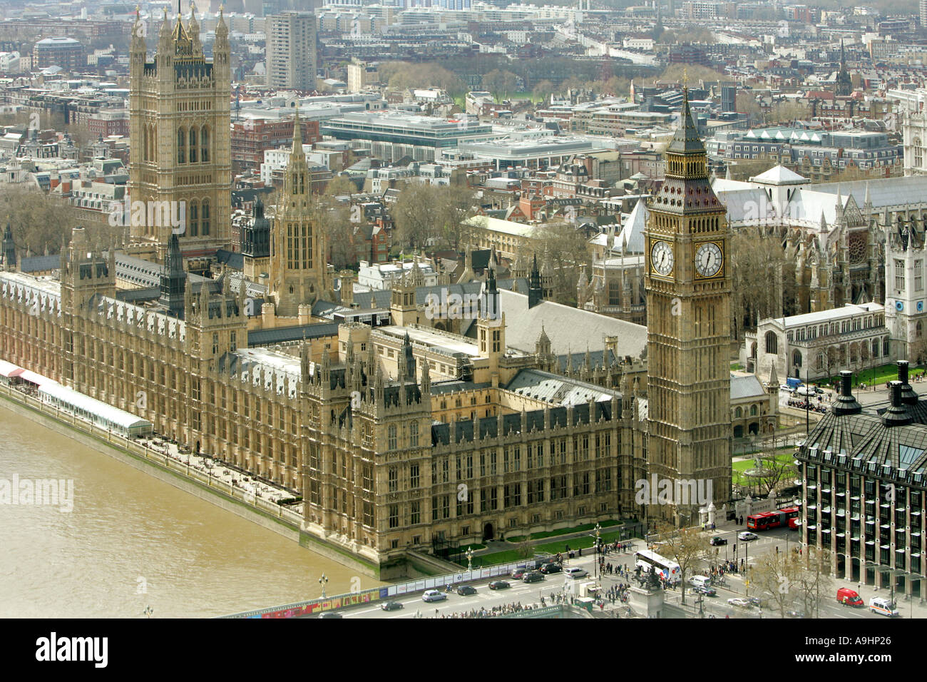 Aerial view of westminster to city hi-res stock photography and images ...