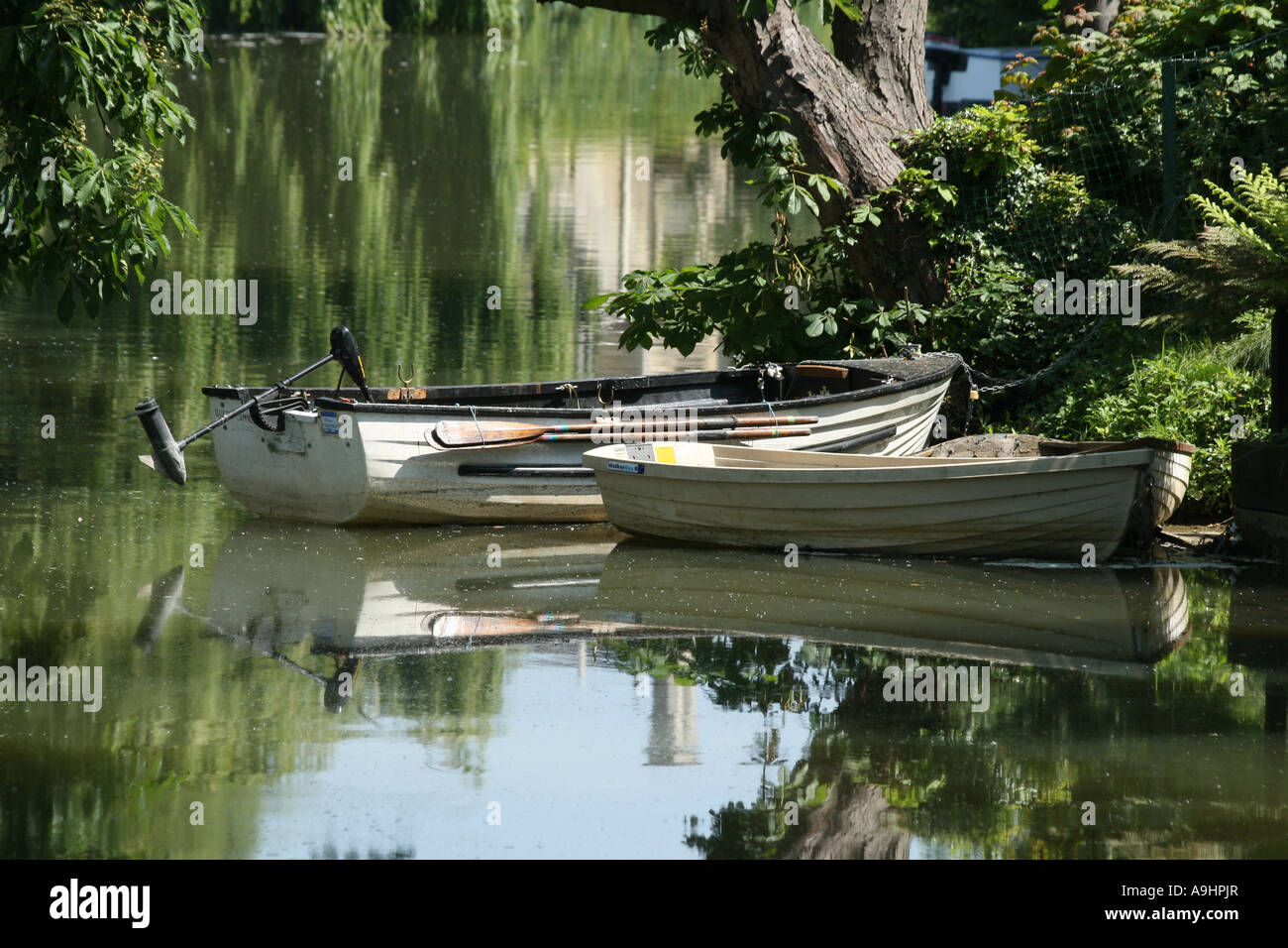 Rowing Boats Stamford Lincolnshire Stock Photo - Alamy