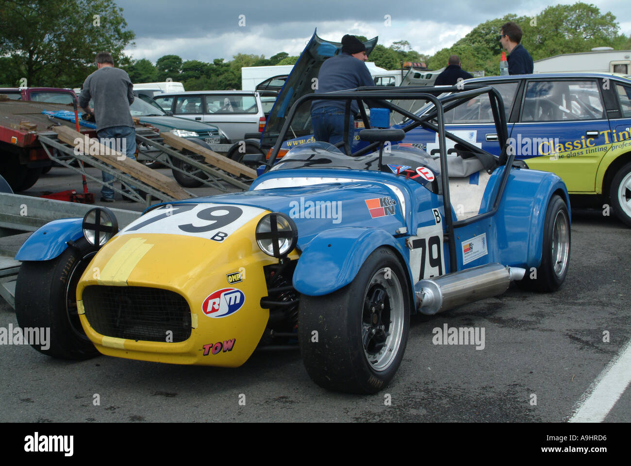 Westfield yellow racing car hi-res stock photography and images - Alamy