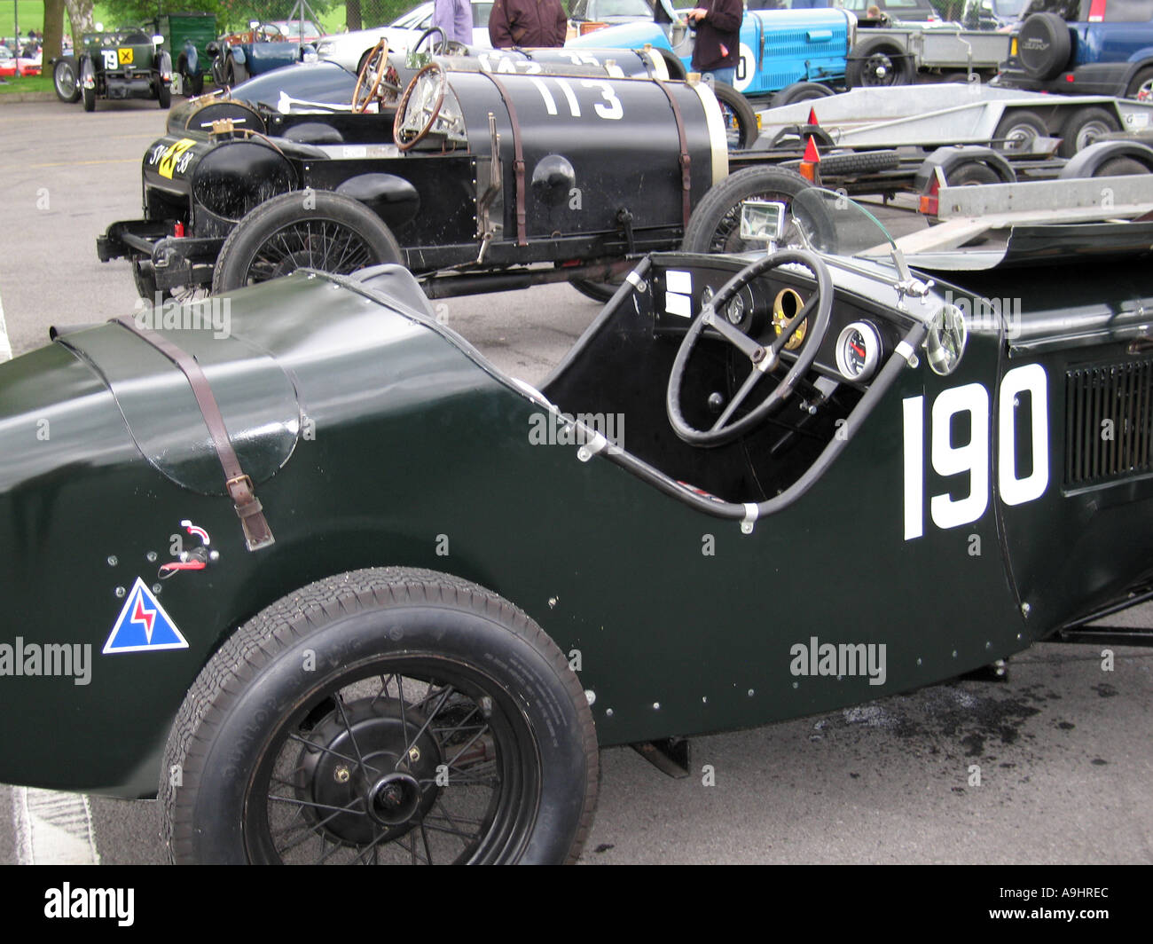 Fantastic Old Open Racing Cars at Oulton Park Cheshire England United ...