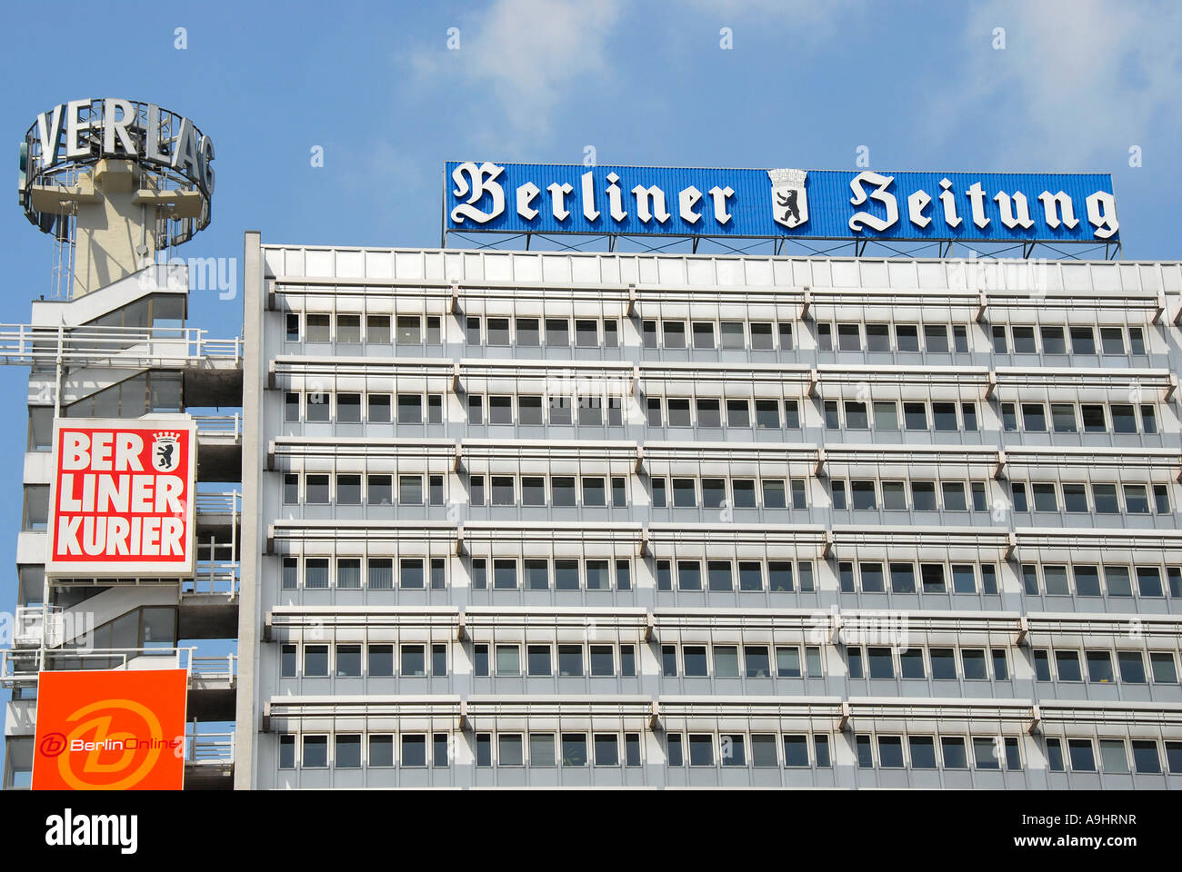 Facade Berliner Verlag Berliner Zeitung Germany Stock Photo - Alamy