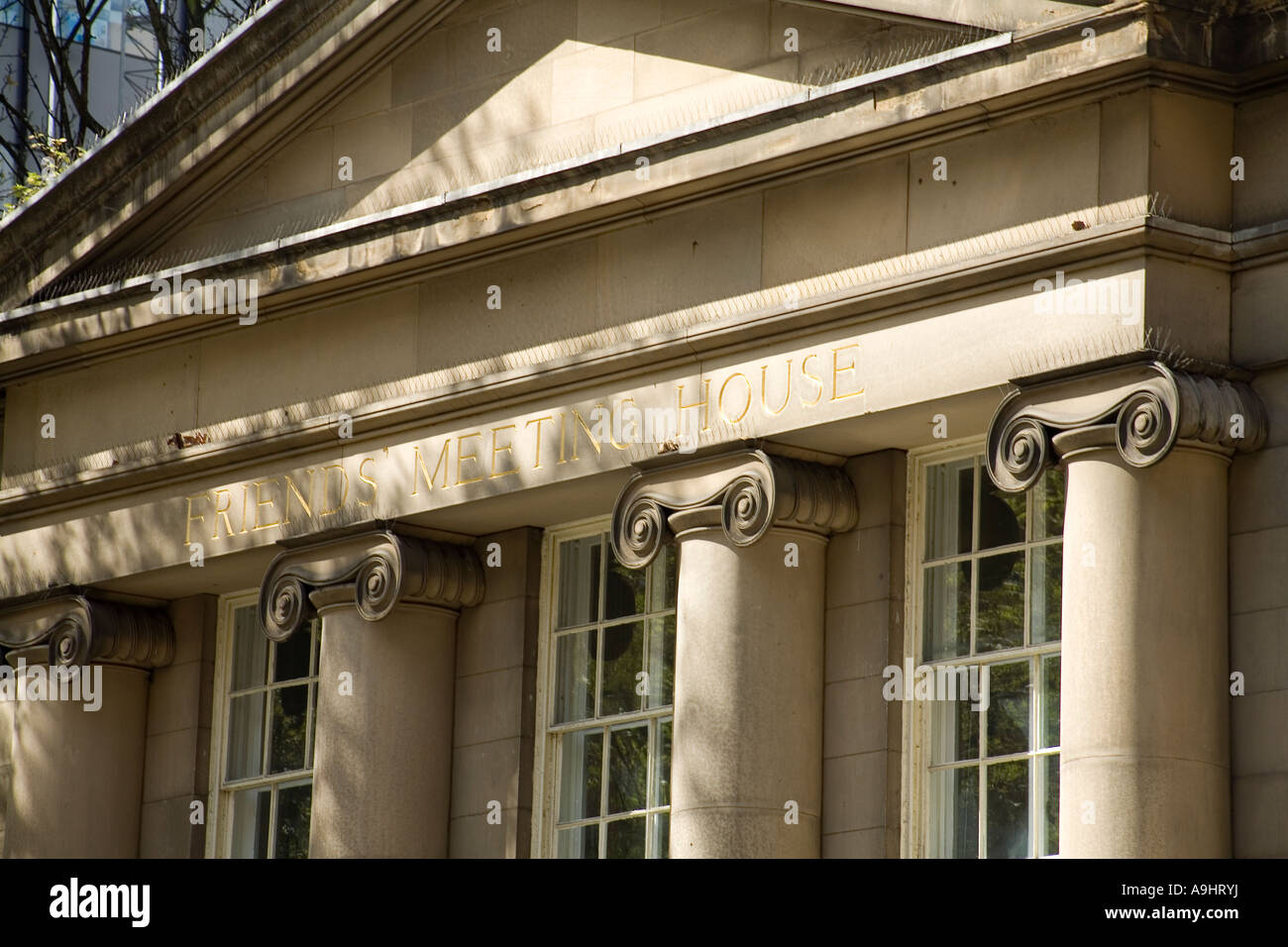 Beautiful classical facade of the Friends Meeting House built by ...