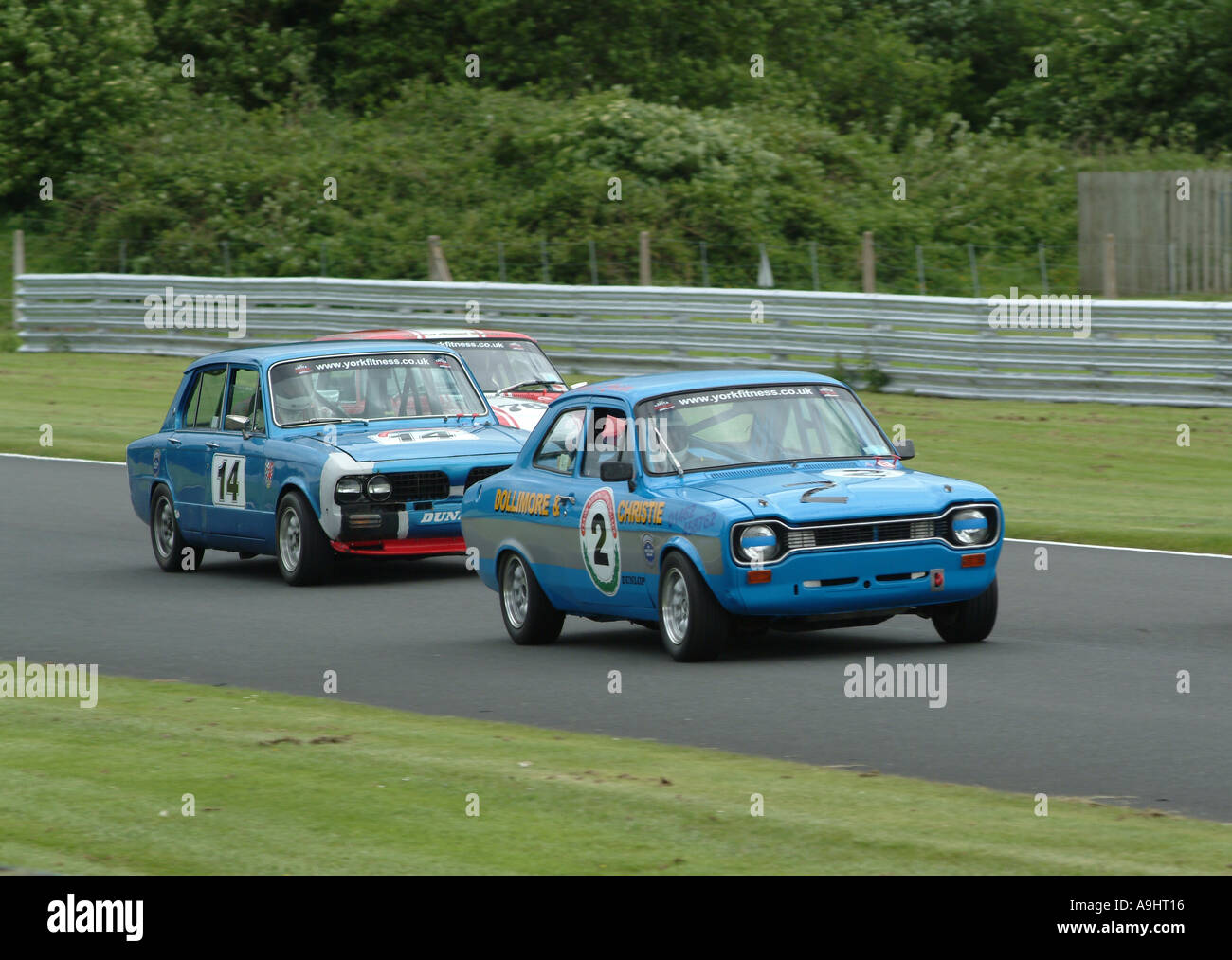 Ford Escort RS2000 and Triumph Dolomite Sprint Racing at Oulton Park ...