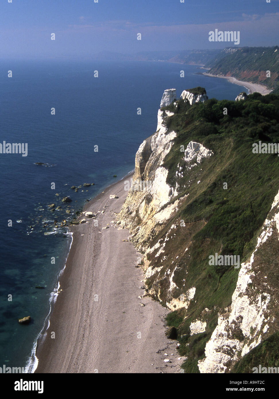 Hooken cliff near Beer Head in south Devon Stock Photo - Alamy
