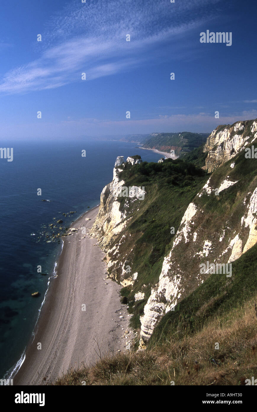 Hooken cliff near Beer Head in south Devon Stock Photo - Alamy