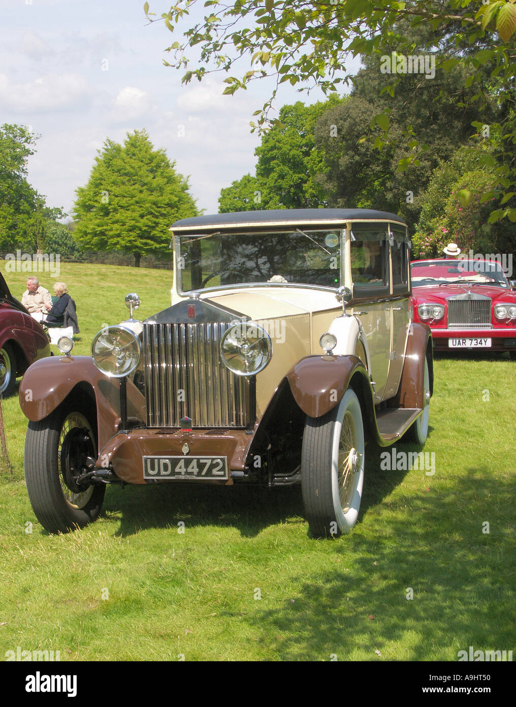 Vintage Rolls Royce Motor Car Leonardslee Gardens Lower Beeding Nr ...