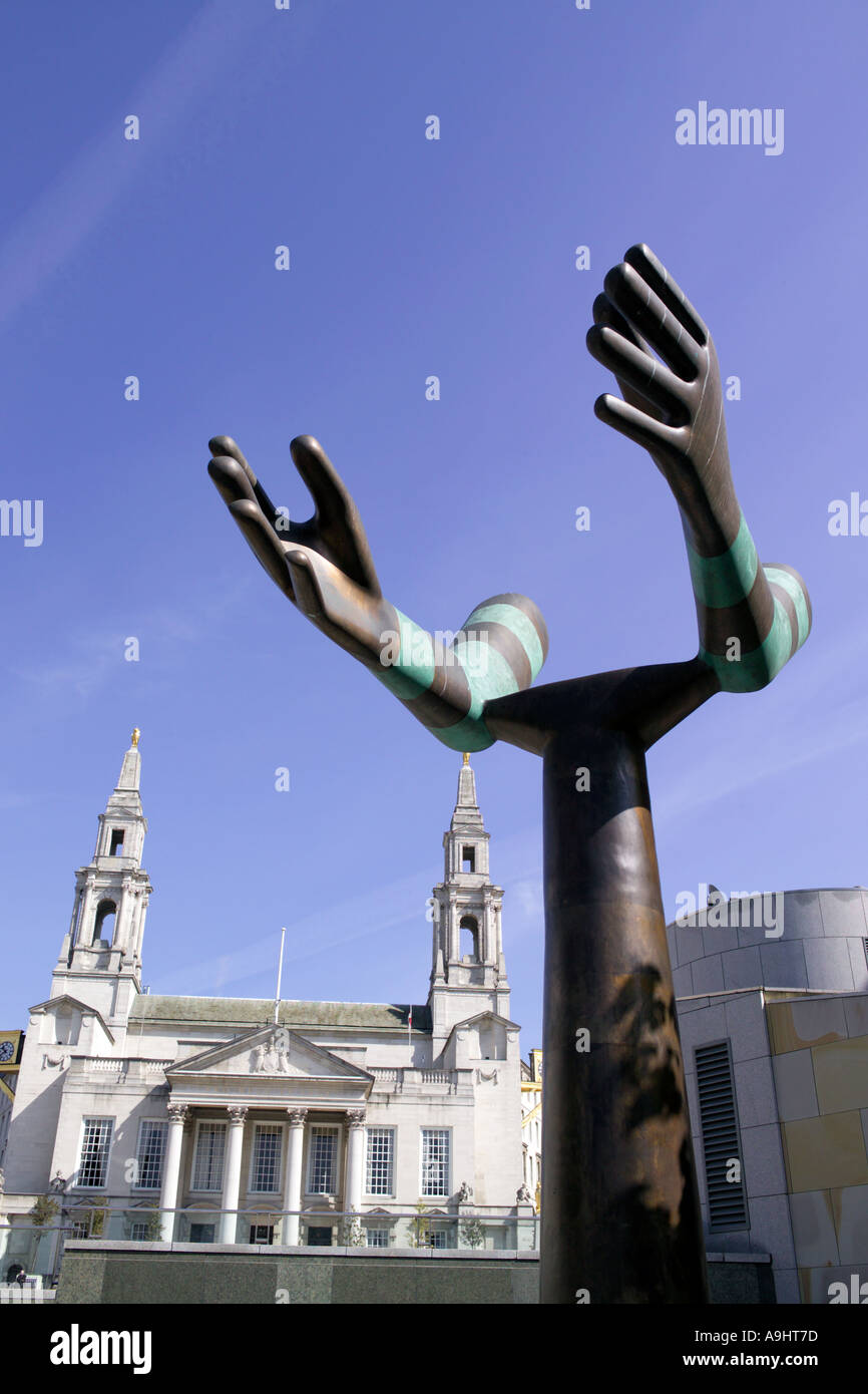 Both Arms bronze statue by Kenneth Armitage Nelson Mandela Gardens ...