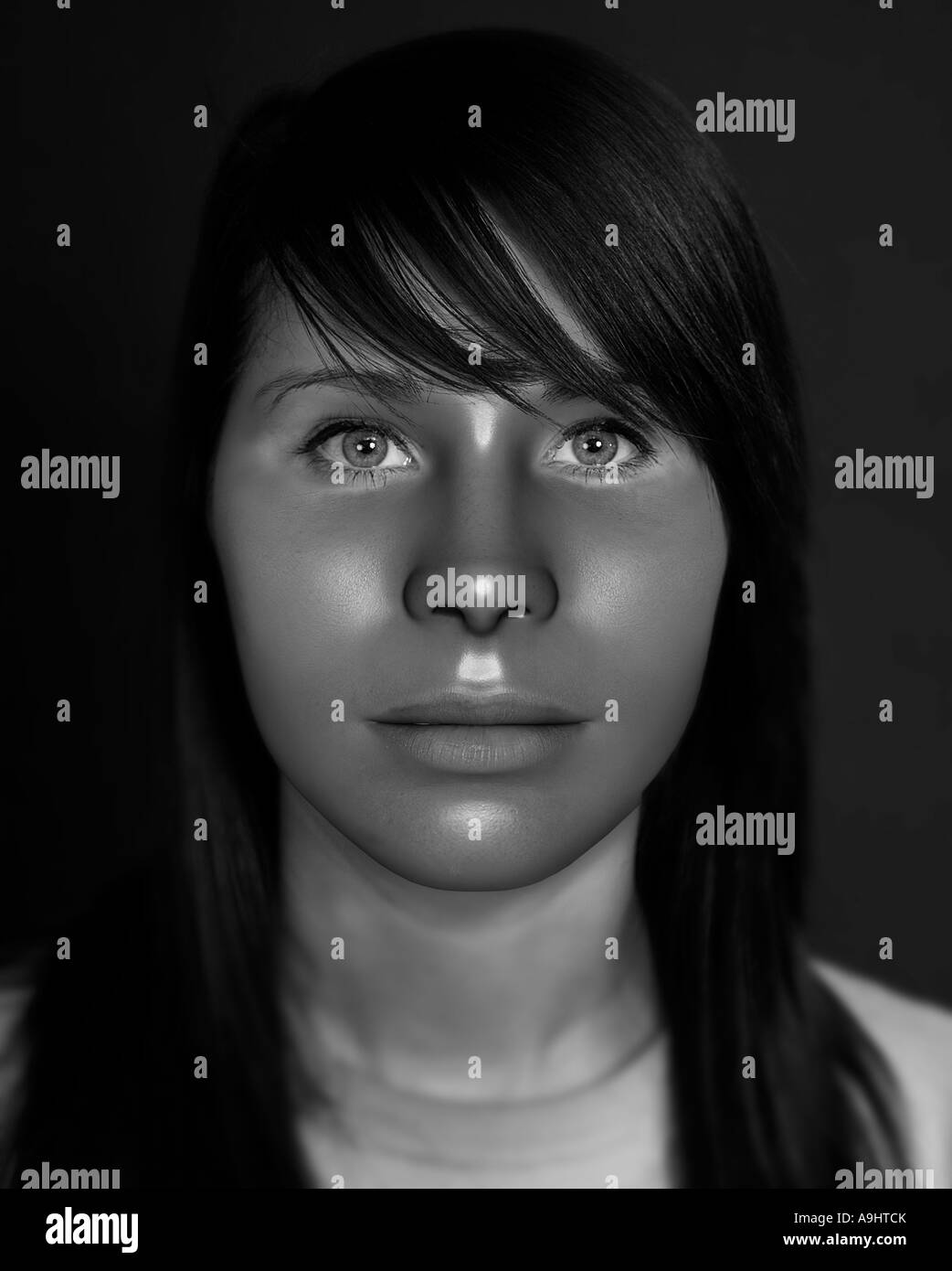 Computer generated image of a young female Stock Photo - Alamy