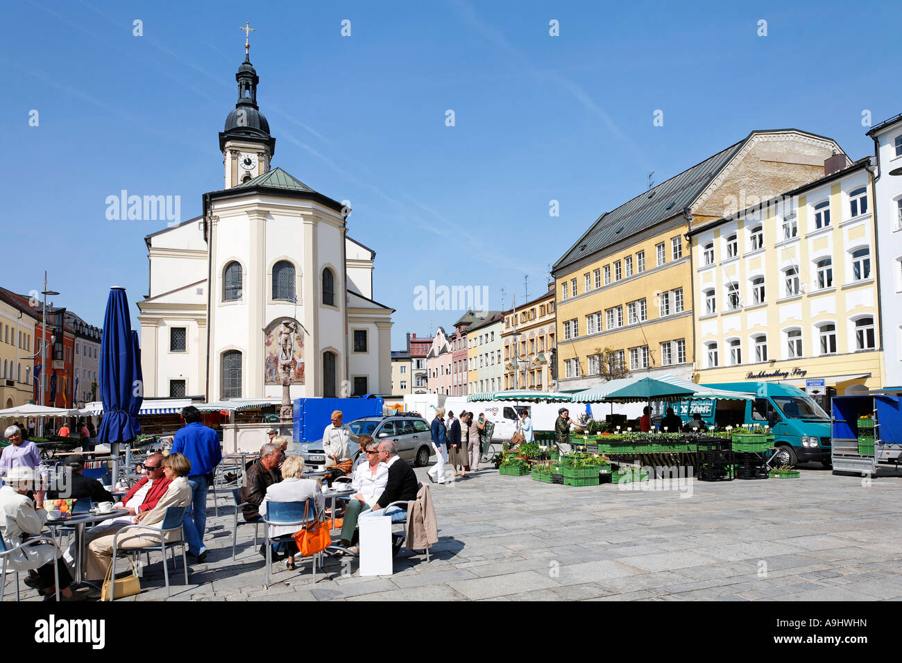 Traunstein, Upper Bavaria, Germany Stock Photo - Alamy