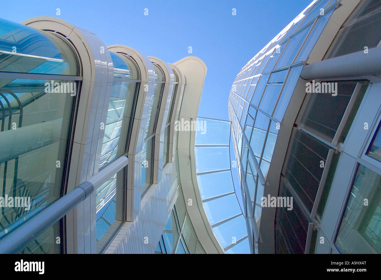 Modern architecture, Pariser Platz, Stuttgart, Baden-Wuerttemberg ...