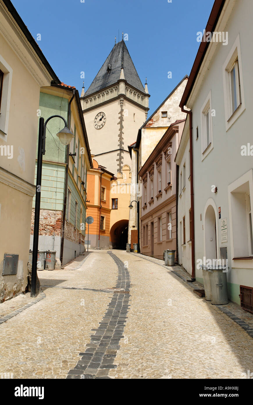 Historic Hussites town of Tabor, Bohemia, Czech Republic Stock Photo ...