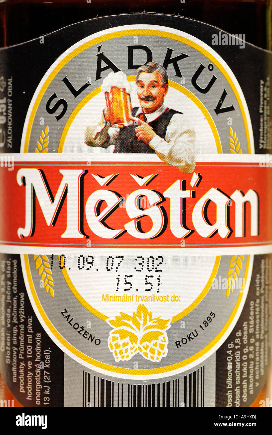 Czech beer, beer from Prague, Bohemia, Czech Republic Stock Photo - Alamy