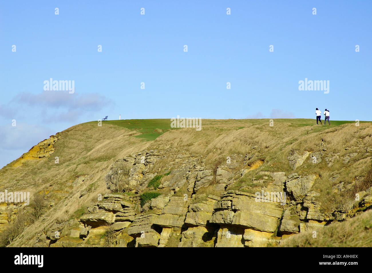 Running the hill hi-res stock photography and images - Alamy