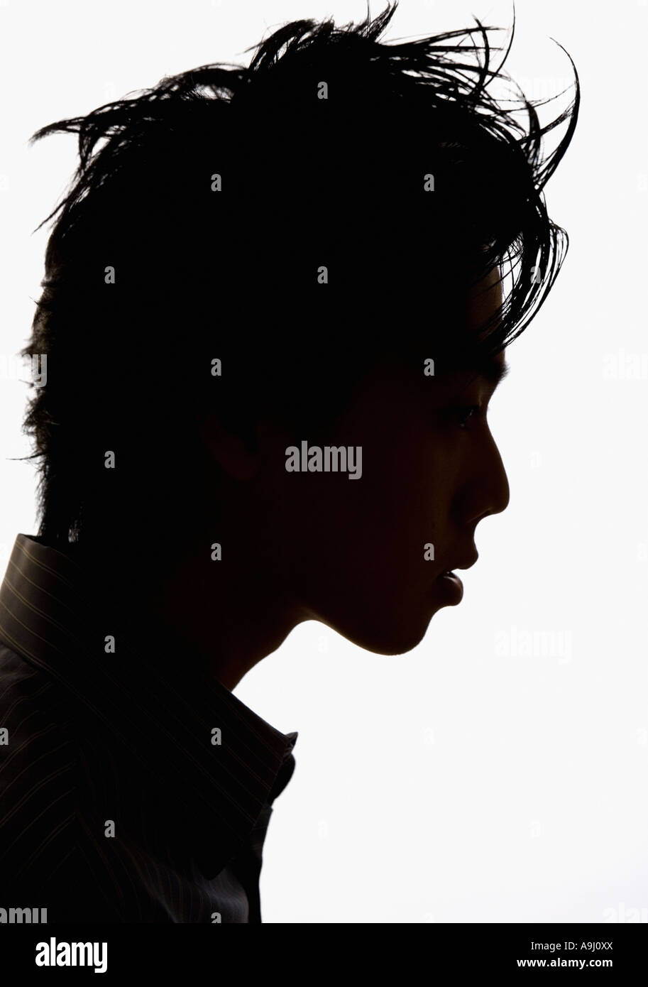 Asian guy profile hi-res stock photography and images - Alamy