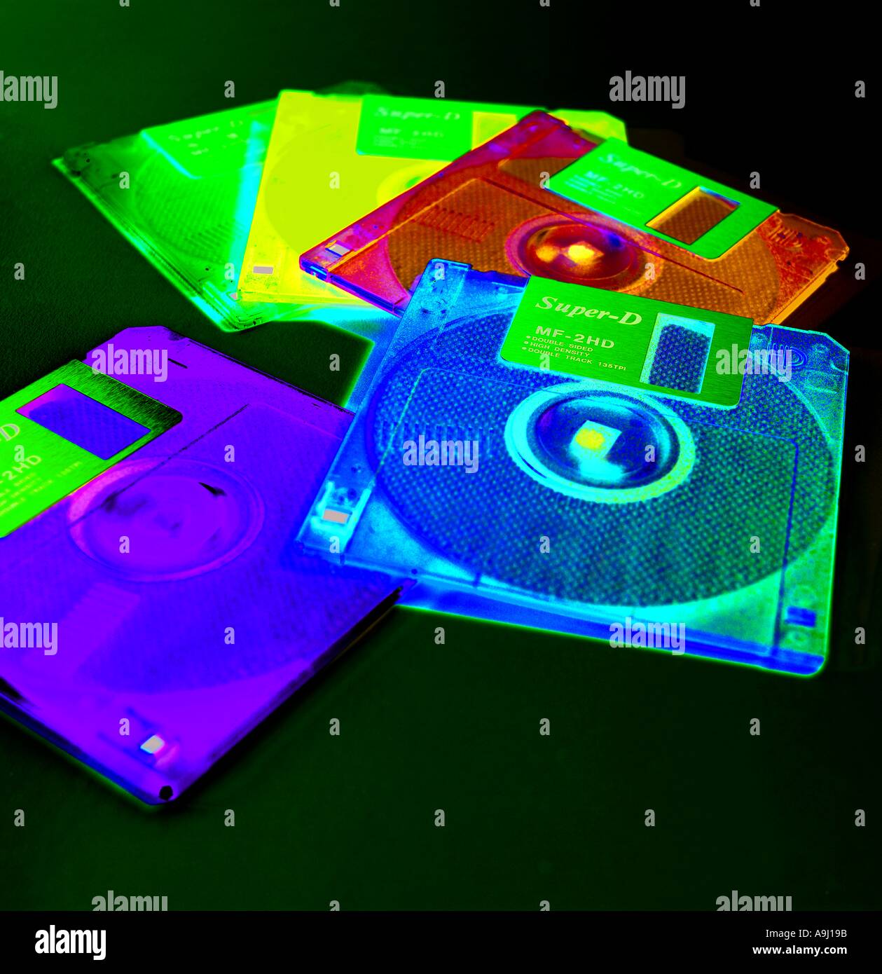 Computer floppy disc color colour close hi-res stock photography and ...