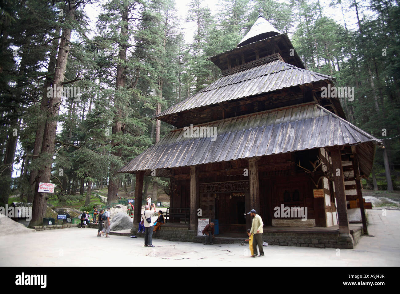 Hidimba temple, Manali, Himachal pradesh, India Stock Photo - Alamy