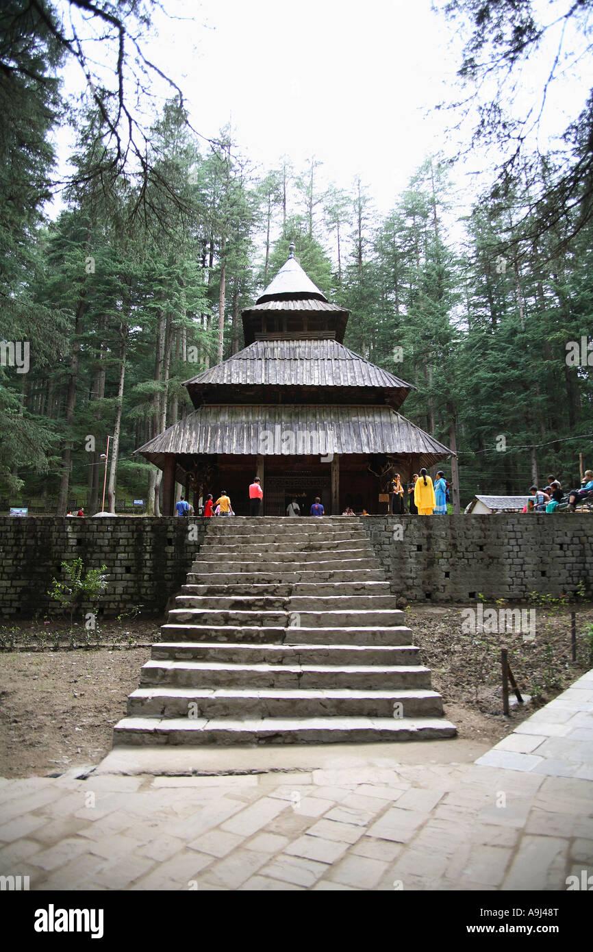 Hidimba temple, Manali, Himachal pradesh, India Stock Photo - Alamy