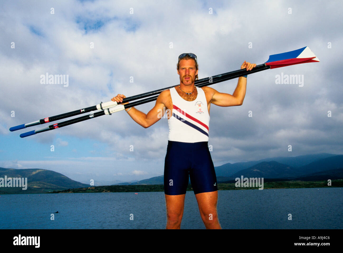 Row sport athlete oar oars hi-res stock photography and images - Alamy