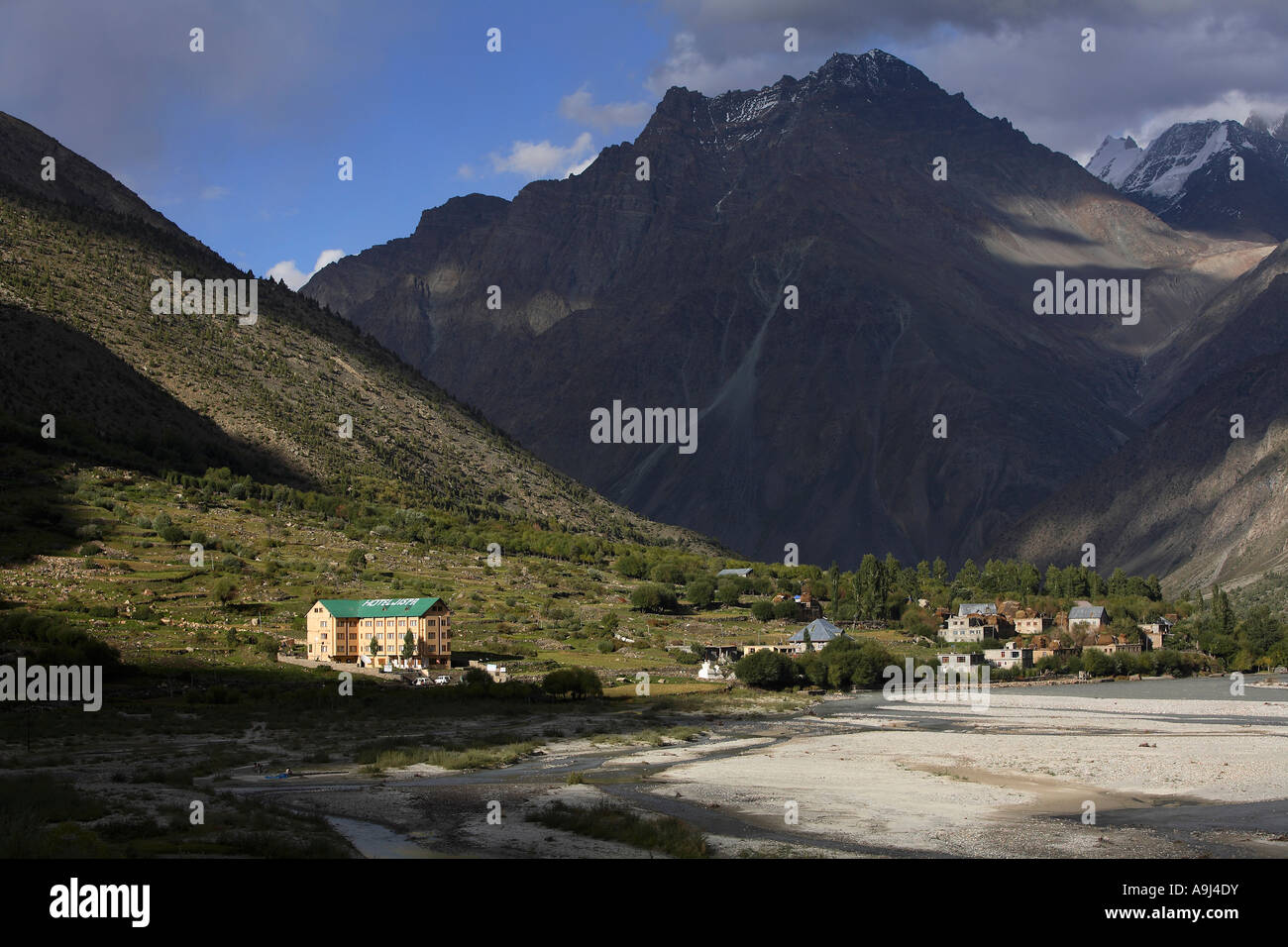 Hotel Ibex at Jispa, Himachal pradesh, India Stock Photo - Alamy