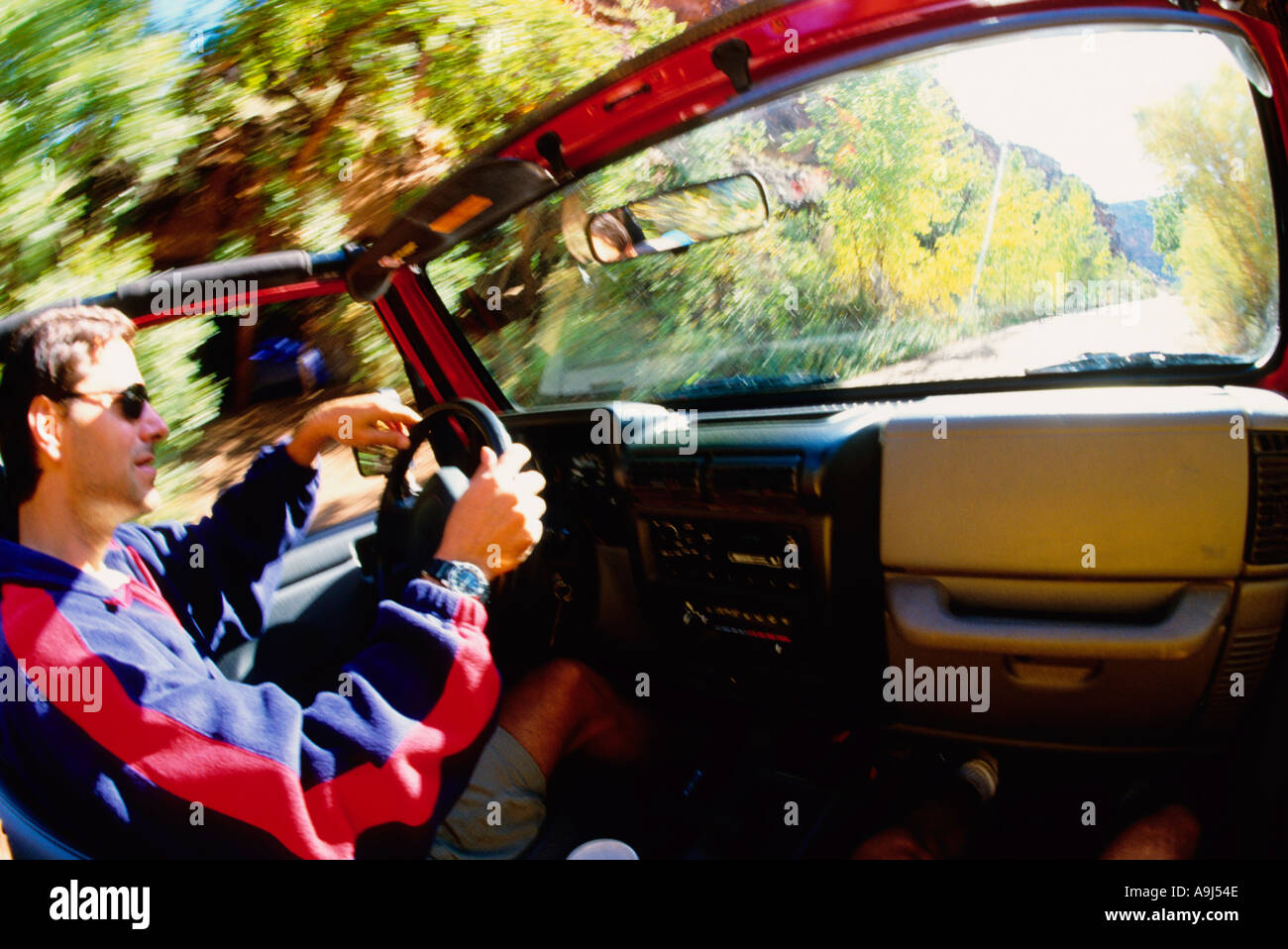 Car driving pov off road hi-res stock photography and images - Alamy