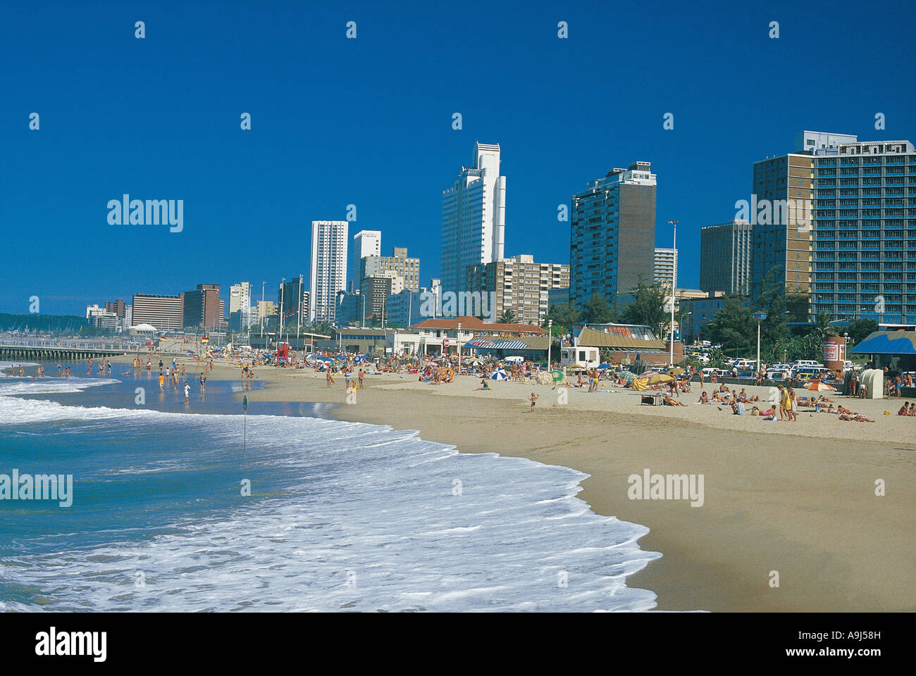 Beachfront Durban South Africa Stock Photo - Alamy