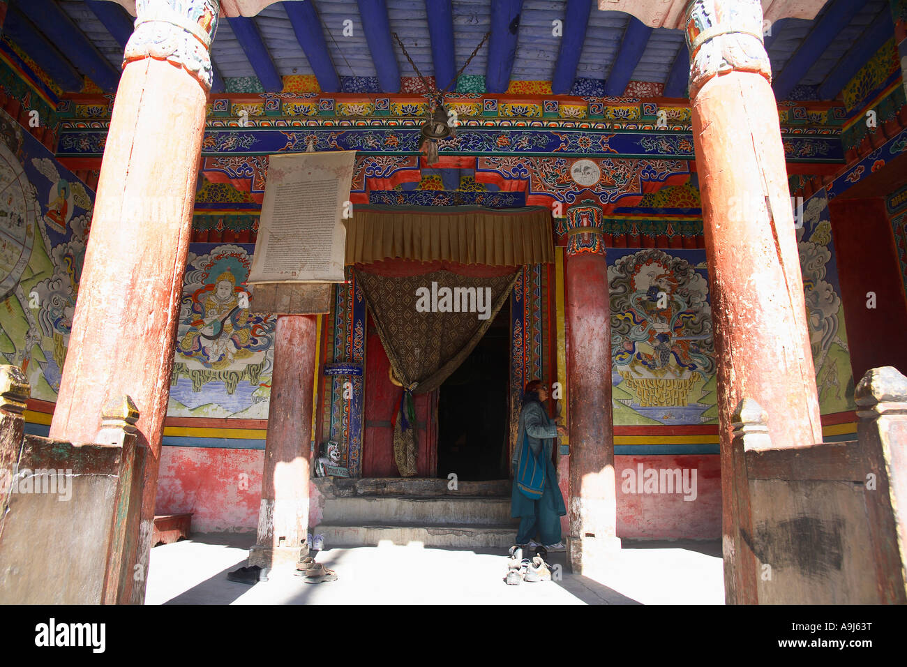 Entrance of hemis monastery at Ladakh, Jammu Kashmir, India Stock Photo ...