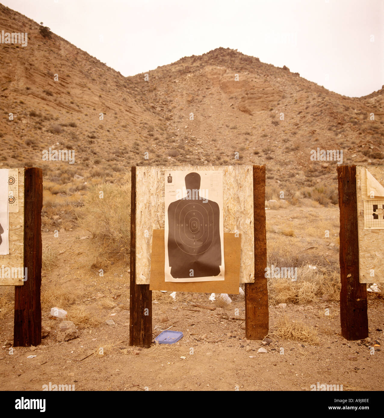 target range in Nevada Stock Photo - Alamy