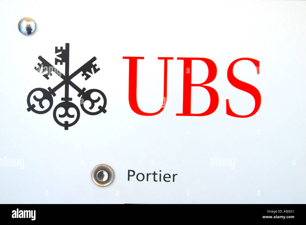 Switzerland Zurich UBS sign Logo Bahnhofstrasse Stock Photo - Alamy