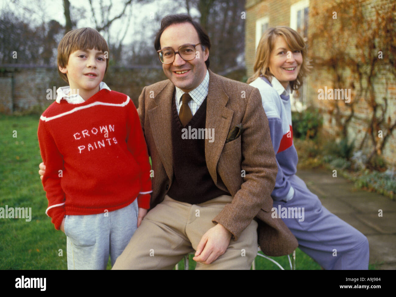 Michael Howard MP at home in Kent 1985 Stock Photo - Alamy