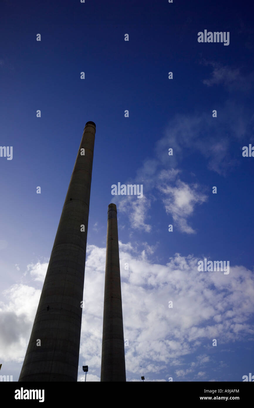 Chimneys at Northfleet cement works now demolished Demolished in 2010 ...